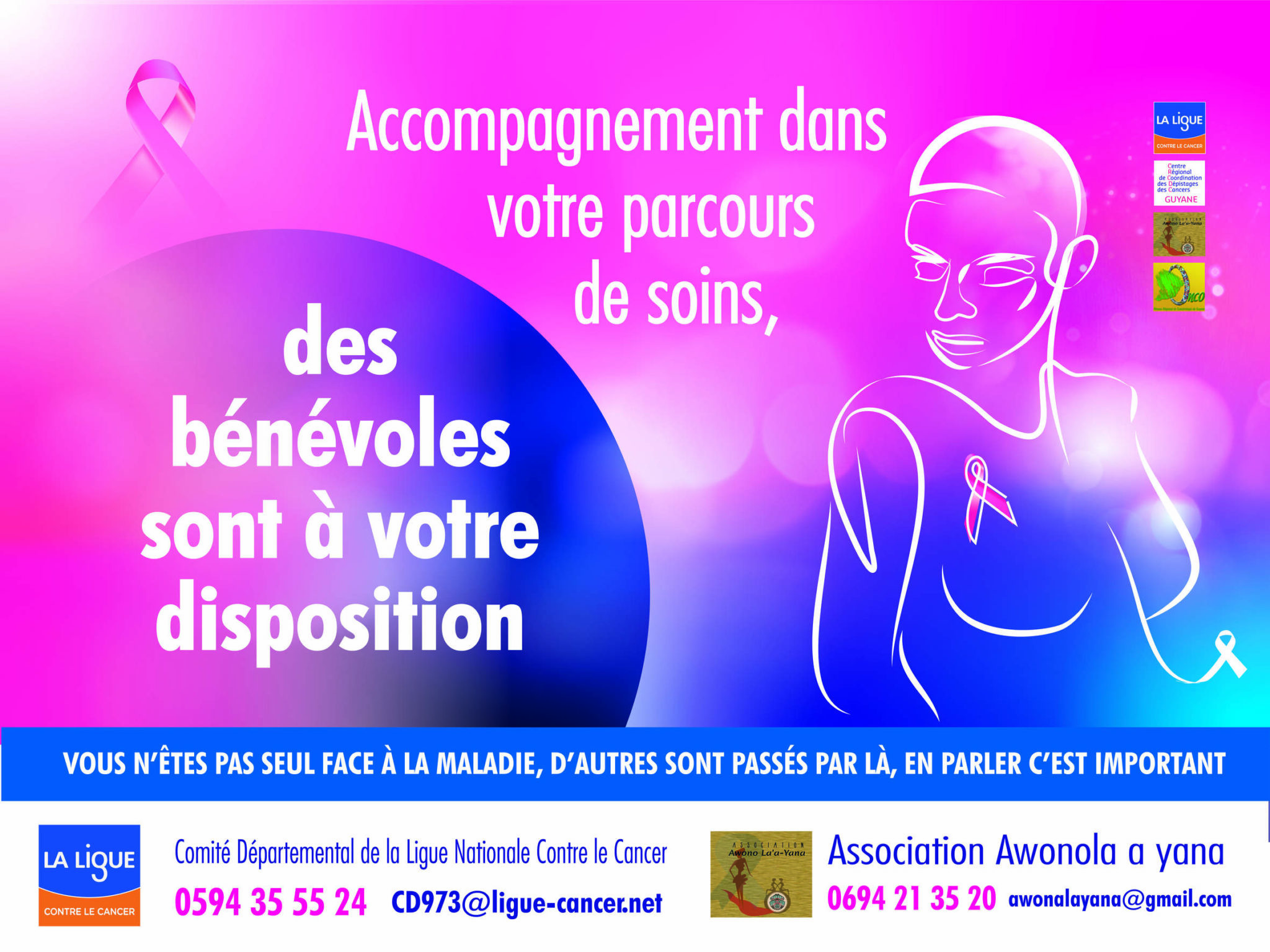 Octobre rose – Accompagnement dans votre parcours de soins – Onco Guyane Octobre rose – Accompagnement dans votre parcours de soins – Onco Guyane